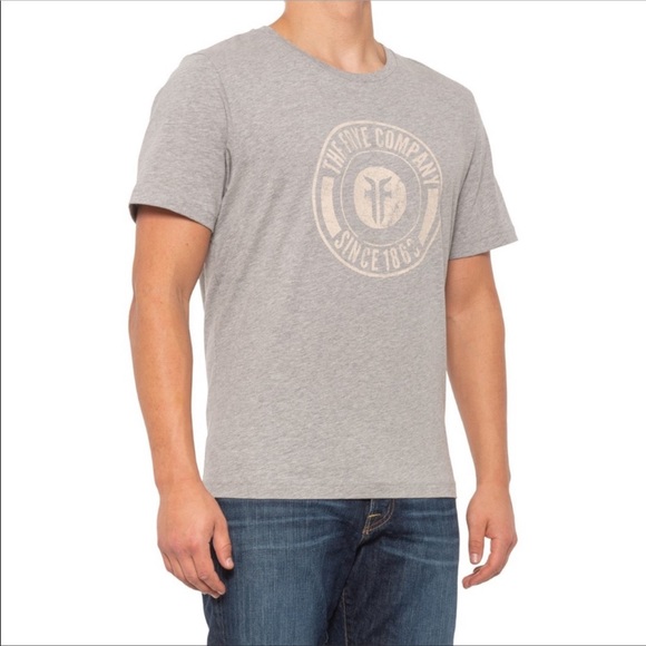 Frye | Shirts | Frye Heather Grey Circle Logo Tshirt Size Xxl | Poshmark